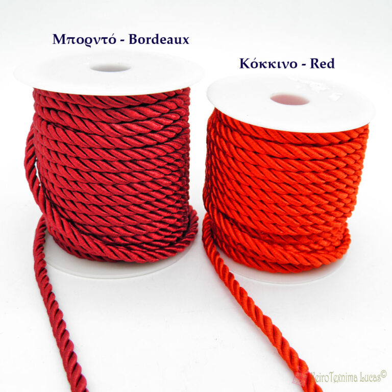 Στριφτό κορδόνι rayon 5mm * 15 μέτρα - XeiroTexnima Lucas