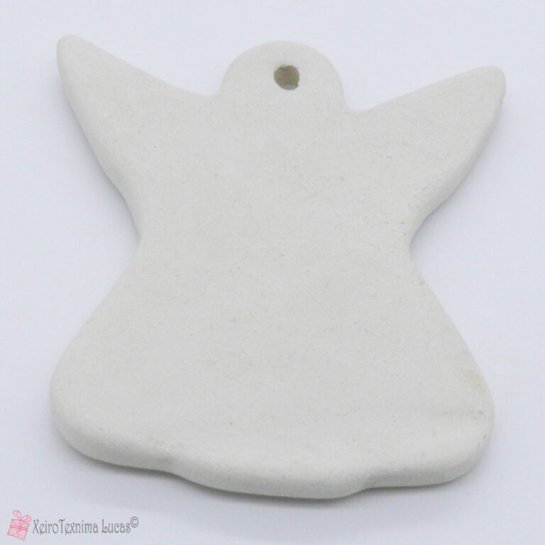 Αγγελάκι κεραμικό μπισκουι 10*15cm - XeiroTexnima Lucas